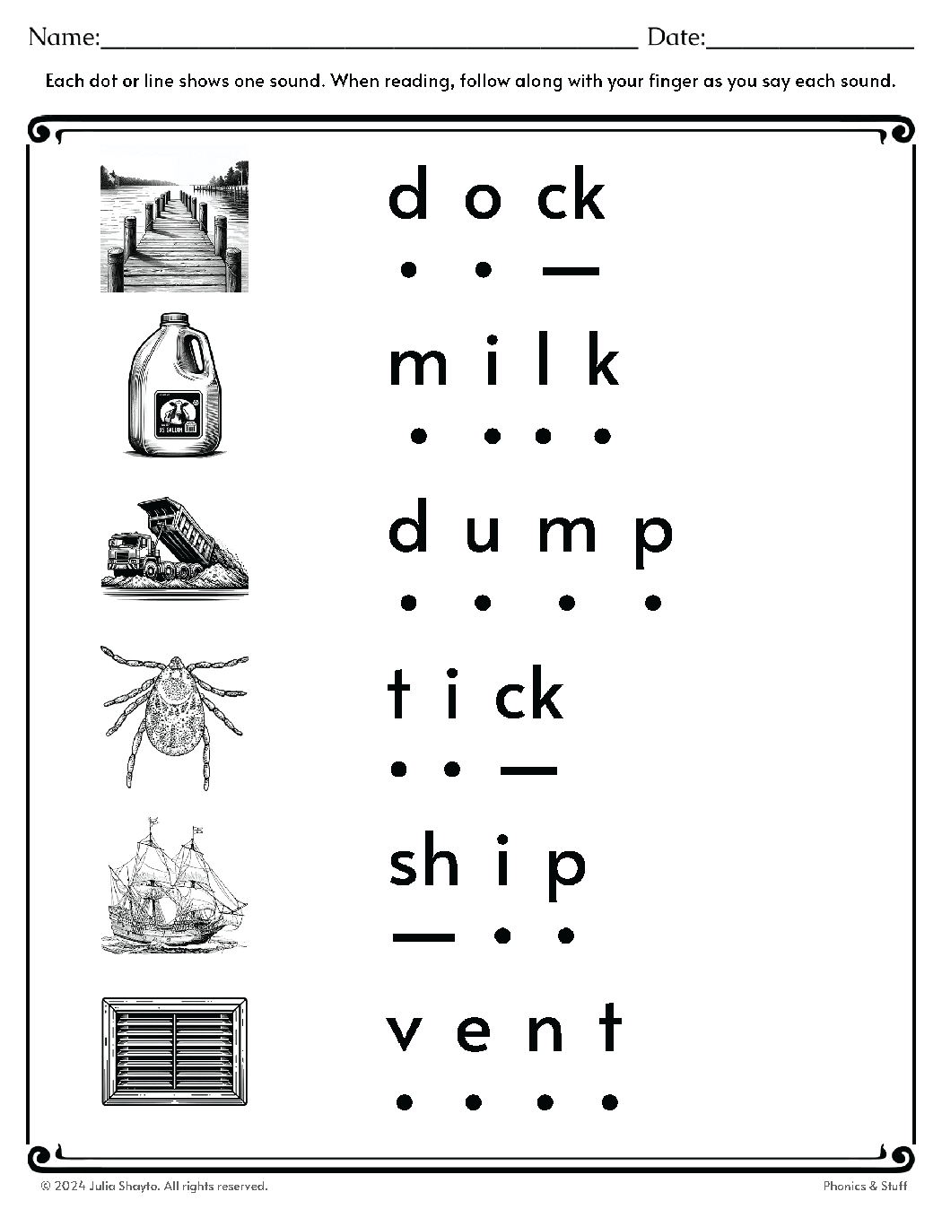 Phonics Worksheet Creator Phonics Stuff